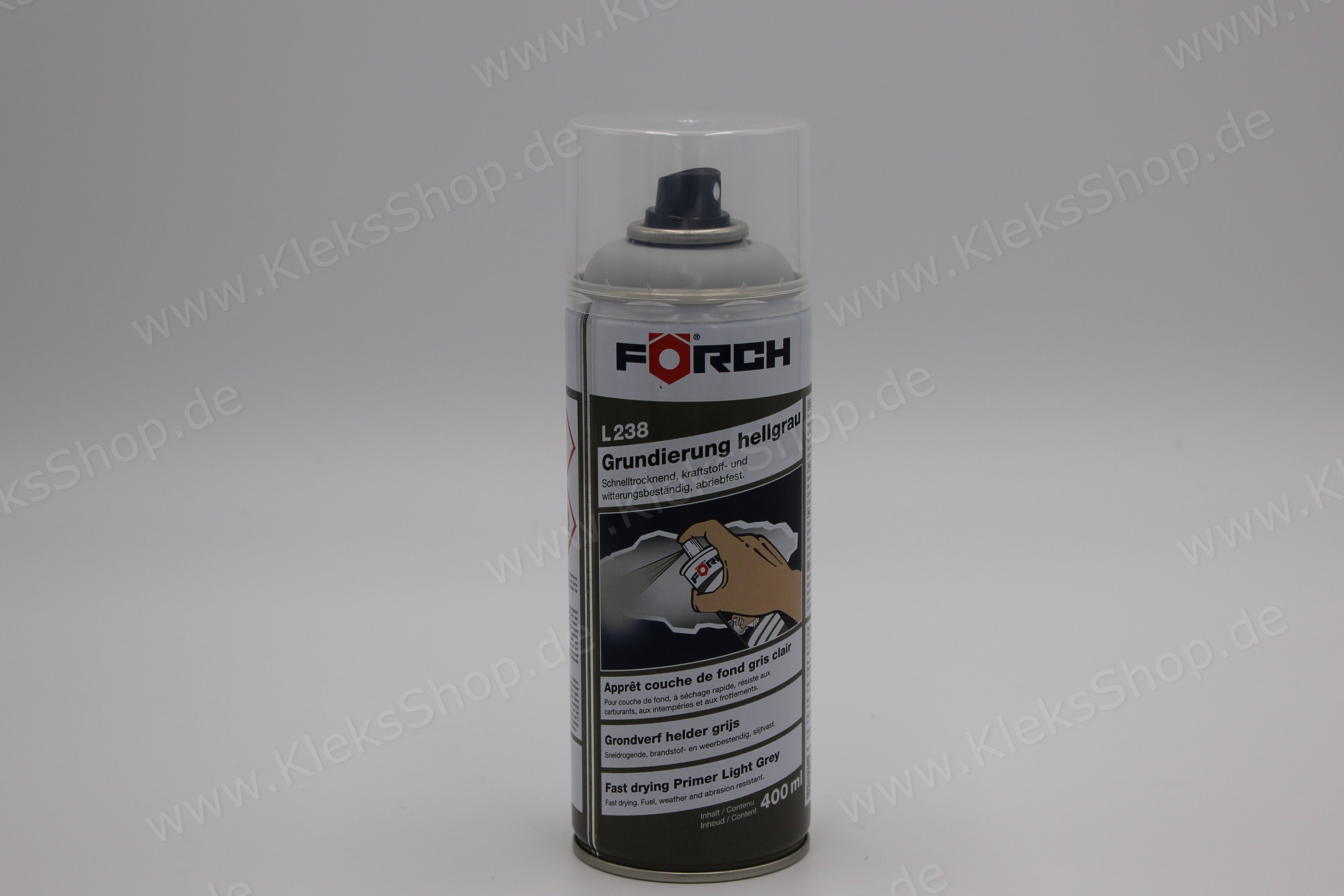 Förch Grundierung Hellgrau L238 Spray 400ML | Grundierungen, Lacke ...
